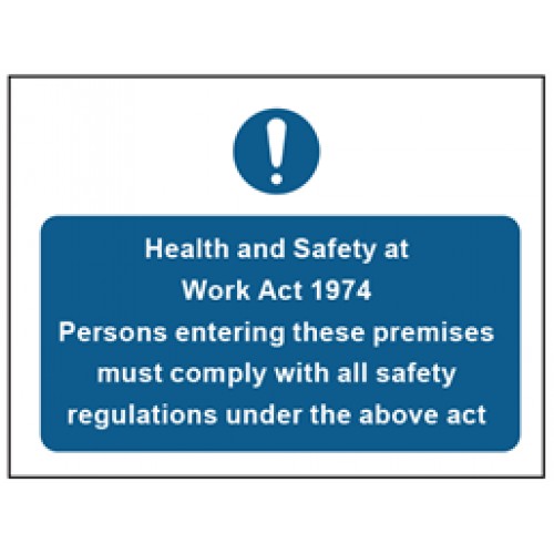 General Mandatory Safety Signs : Health and safety at work ...